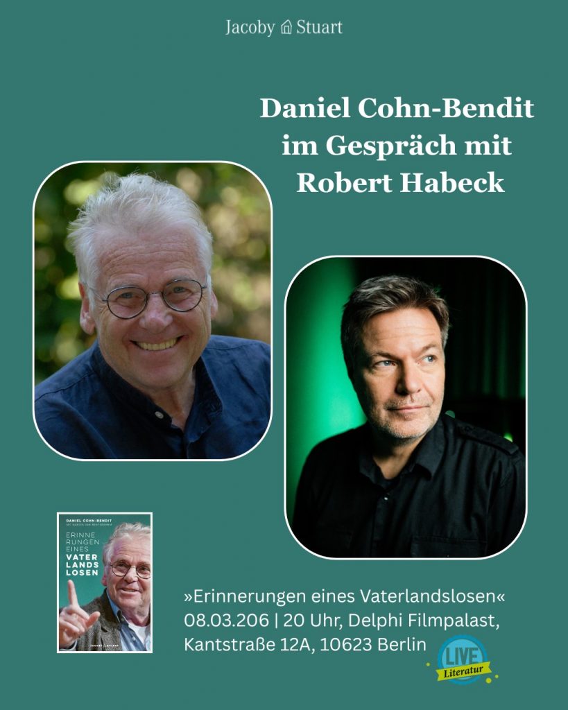 Daniel Cohn-Bendit & Robert Habeck | Literatur Live Berlin